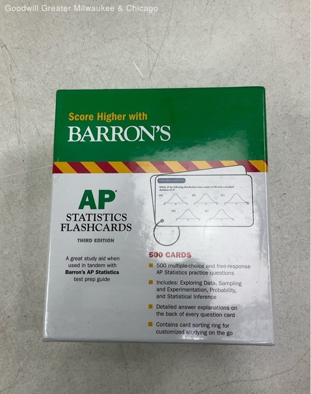 Barron's AP Environmental Science & Sealed AP Statistics Flash Cards ...