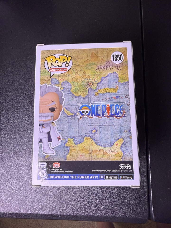 Signed One Piece Monkey D. Garp Funko Exclusive #1850 signed Funko pop ...