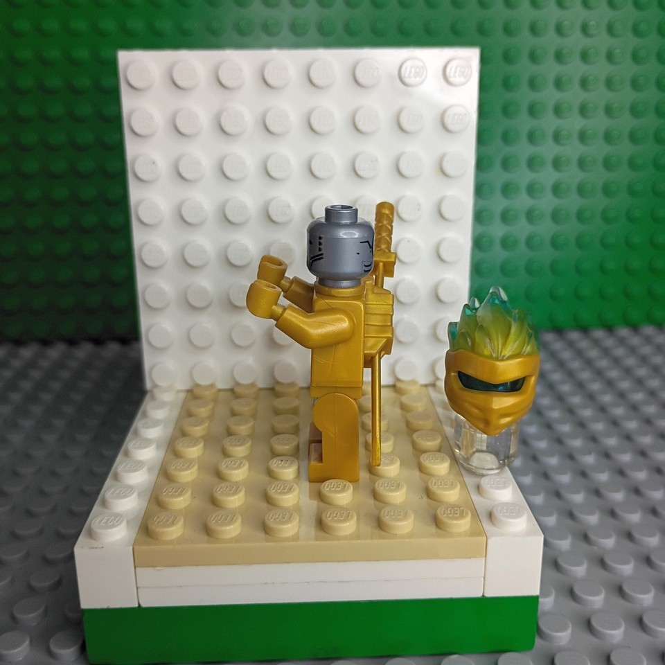 LEGO Ninjago Zane 10th Anniversary Golden Ninja Minifigure – Rare ...