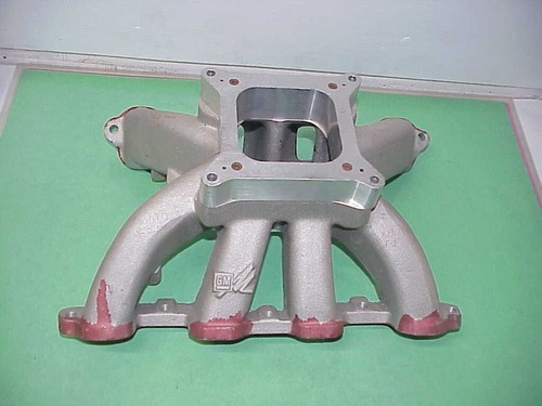 NEW GM NASCAR Unfinished Aluminum Intake Manifold SB2.2 Chevy #12370854 ...