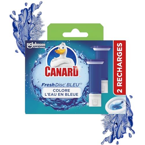 Canard WC - Fresh Disc Recharge Eau Bleue - Bloc Sans Cage Nettoyant WC ...