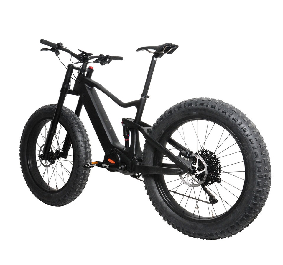 WINICE Carbon Fat Bike Electric Bicycle M620 1000W Full Suspension SRAM ...