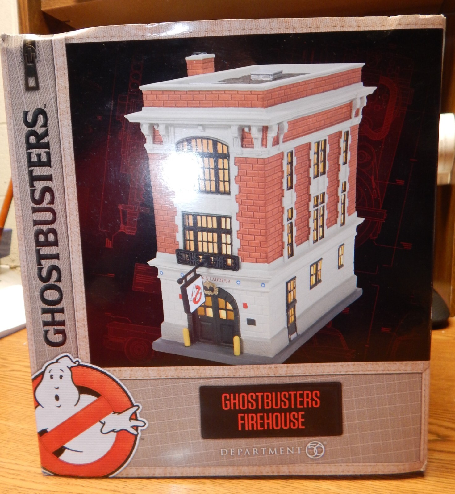 DEPT 56 GHOSTBUSTERS FIREHOUSE BUILDING LOOKS NEW IN BOX LQQK | eBay