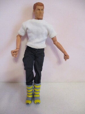 GI Joe-Gray & Yellow Boots-Black Pants -Red Hair-Blue Eyes-Scar-12"-As ...