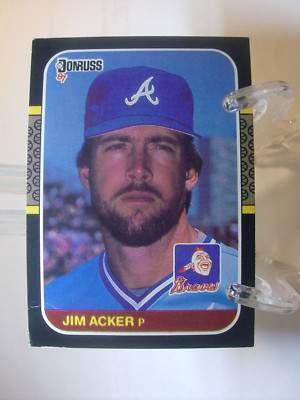 1987 Donruss Baseball #659 - Jim Acker - Atlanta Braves (14199) | eBay