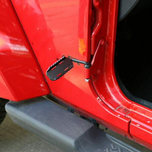 2x Car Foot Pegs Door Hinge Foot Step for 2007-2023 Jeep Wrangler JK JL ...
