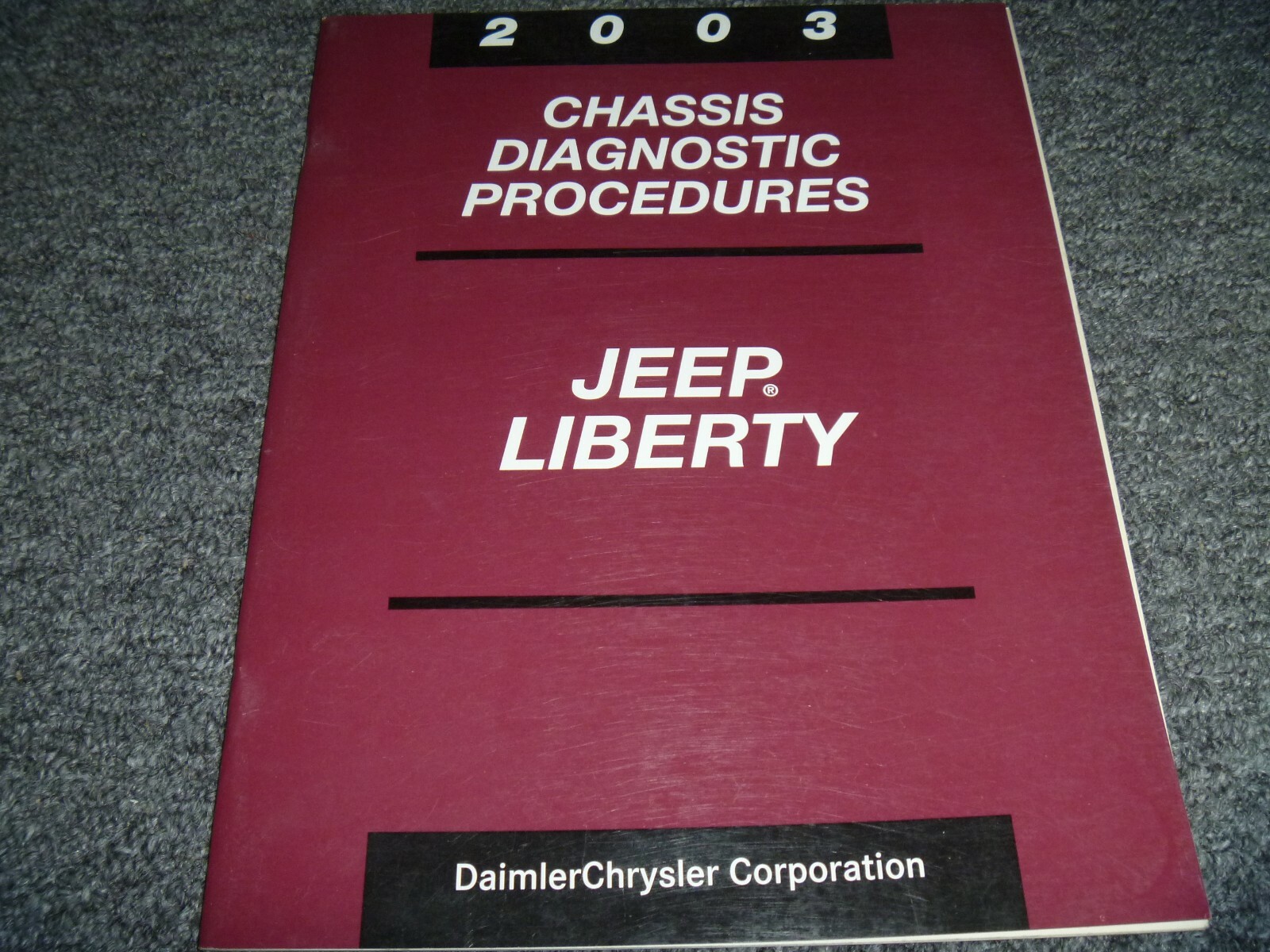 2003 Jeep Liberty Chassis Diagnostic Troubleshooting Manual Limited ...