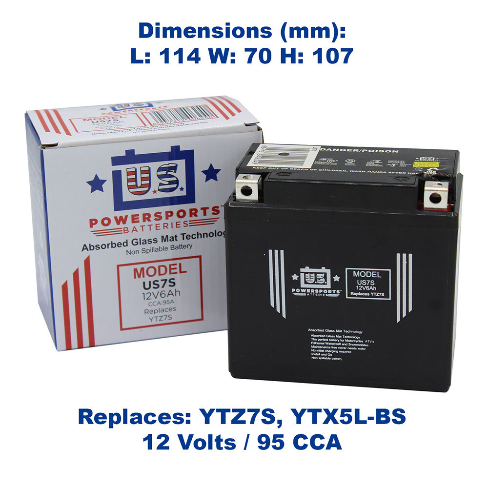 AGM 12V 6AH Battery for Honda CBR1000RR SP2 2017-2018 YTX5L-BS | eBay