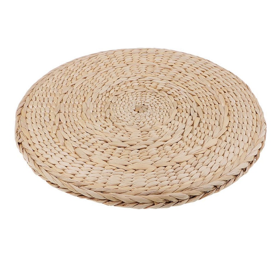 30cm Round Straw Futon Cushion Thick Round Rattan Seat | eBay UK