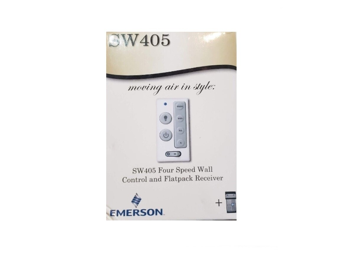 Emerson Ceiling Fans SW405, 4-Speed Ceiling Fan Wall Control With ...