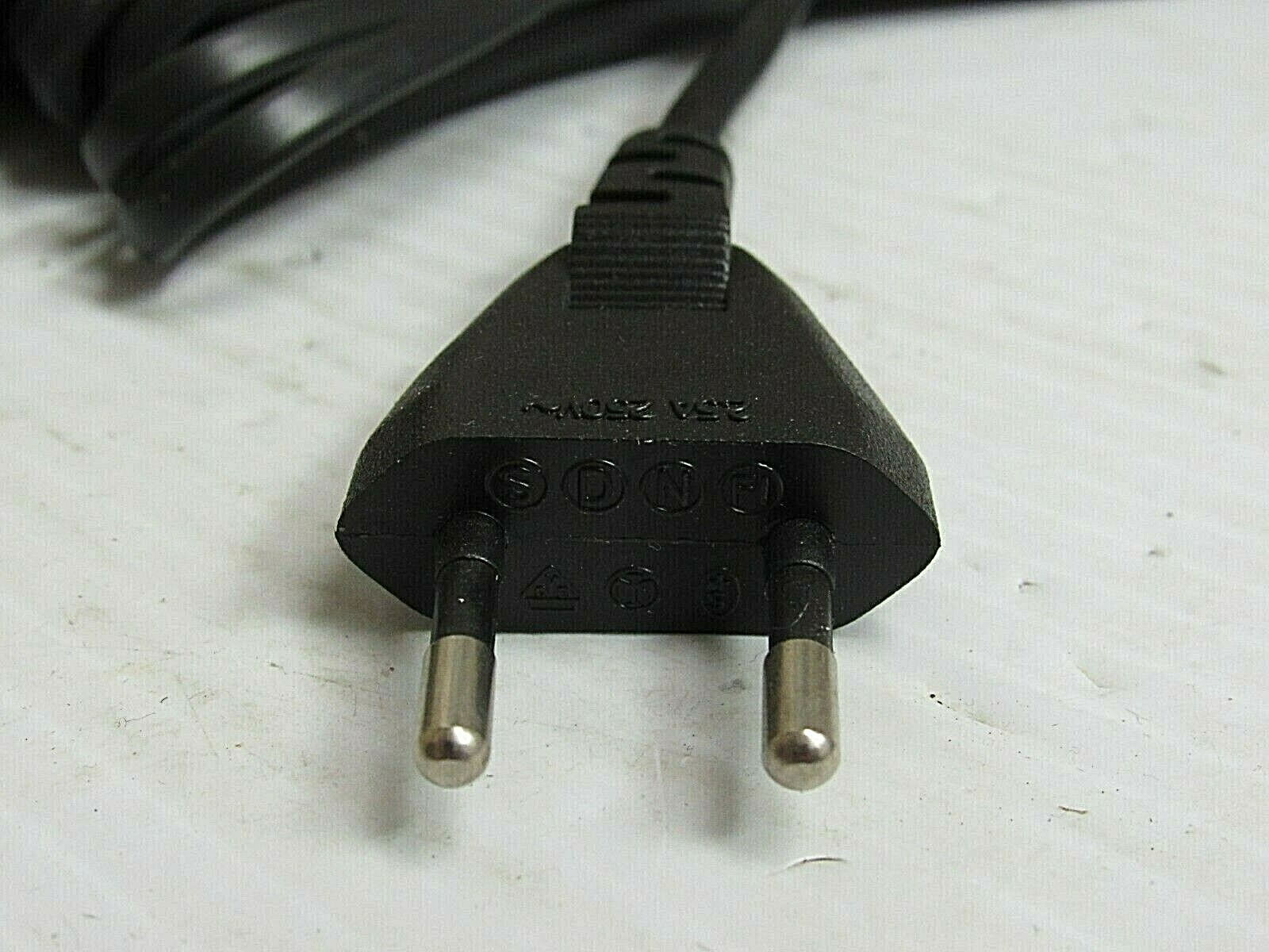 NEW LOT OF 4 WELL SHIN 2 PRONG POWER SUPPLY CORD WS-024 WS-006 2.5A ...