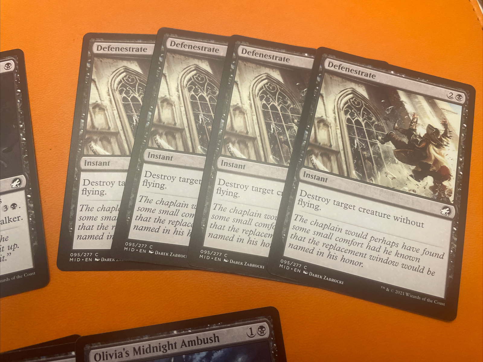 MTG - 4x Eaten Alive, 4x Defenestrate, 4x Olivia’s Midnight Ambush - NM ...