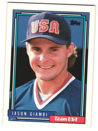 Jason Giambi 1993 Topps MLB USA Rookie Card #40T | eBay