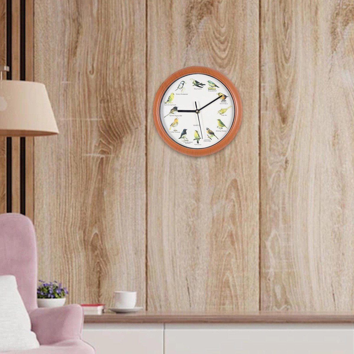 Bird Clock Chime OEM/ODM Creative Bird Singing Clock Quartz Modern