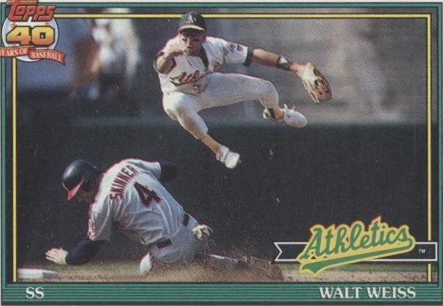 1991 Topps - Walt Weiss #455 for sale online | eBay