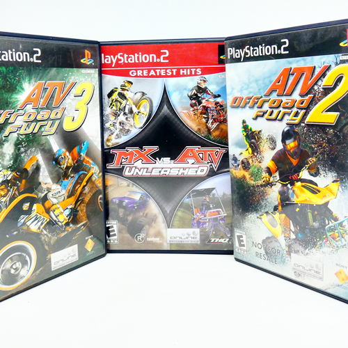 ATV Offroad Fury 2 & 3 & MX Vs. ATV Unleashed PS2 Playstation 2 Game ...