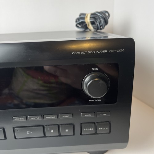 Sony CDP CX53 50 + 1 Disc CD Player Changer No Remote Tested Works | eBay