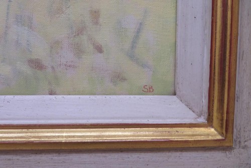 Stephen Brown RBA (1947-) Original Large oil painting BEACH AT BEER ...