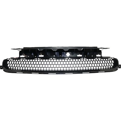 CAPA For 2011-2014 Challenger Bumper Grille Front Black Plastic ...