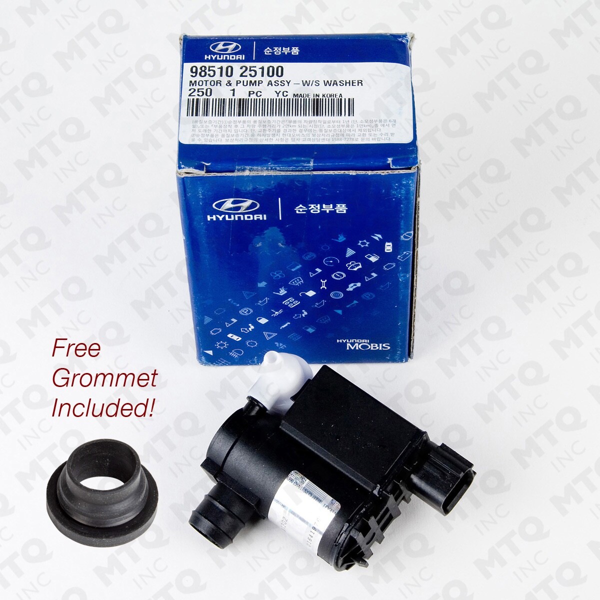 Genuine Windshield Washer Pump 98510-25100/2L100 compatible with ...