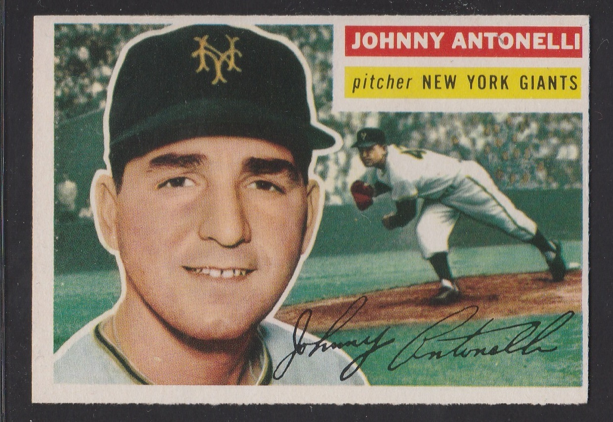 1956 TOPPS BASEBALL # 138 JOHNNY ANTONELLI EXMT+/NM 8155 | eBay