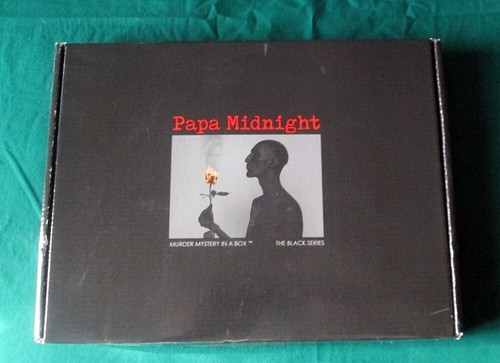 Murder Mystery in Box Game "PAPA MIDNIGHT" Black Series Solve Case with ...