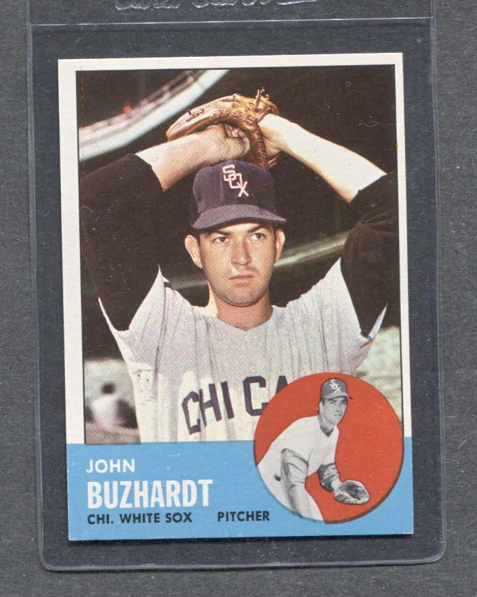 1963 Topps #35 John Buzhardt (White Sox) NM | eBay