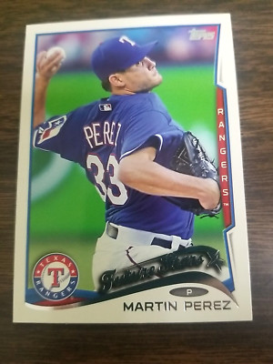 MARTIN PEREZ 2014 TOPPS CARD #92 RANGERS/RED SOX (FUTURE STARS) | eBay