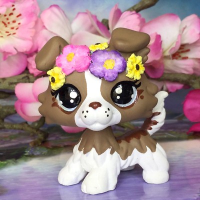 Mini Pet shop Lovely collie custom dog, toy, modified and hand painted ...