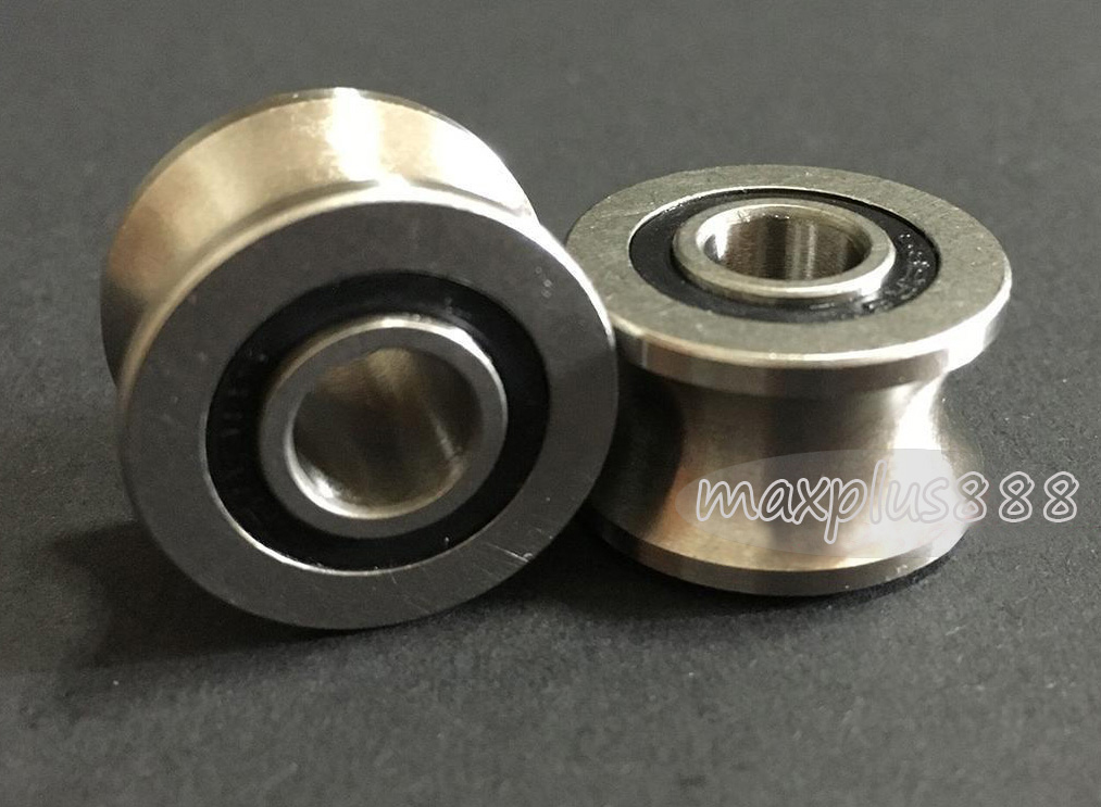 10pcs U22 U-shaped flat track groove Slip roller bearings 8*22.5*14.5* ...