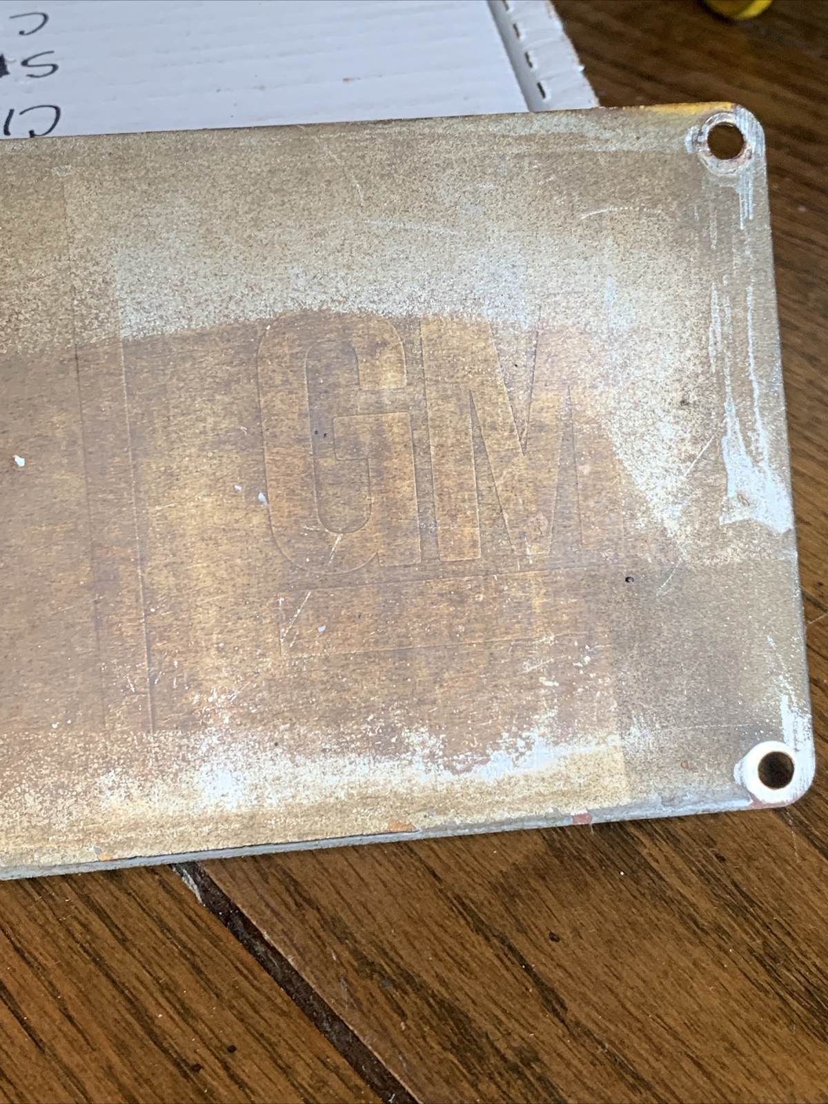 EMD Locomotive builders Plate For MP 3234 & HLCX 6254 | eBay