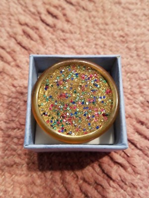 Repurposed Vintage Sparkle Butterscotch Bakelite Mod Cocktail Ring OOAK ...