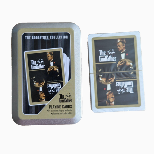 THE GODFATHER Playing Cards - Movie Collection 54 Standard Cards In Tin ...