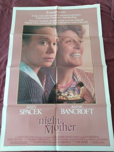 night, Mother 27x41 1sht 1986 Anne Bancroft Sissy Spacek | eBay