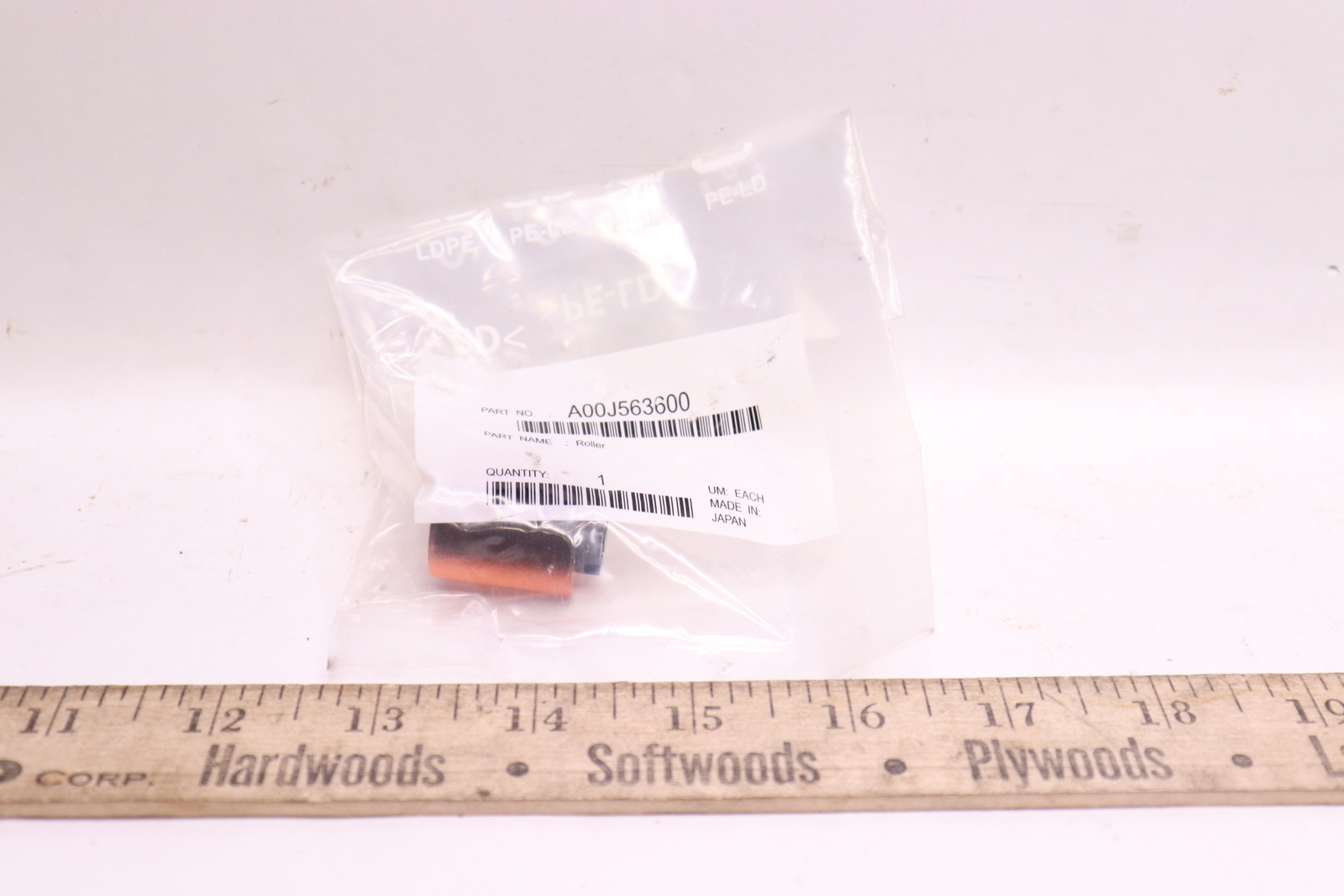 Genuine 4 Feed Rollers Konica Minolta Bizhub A00J563600 for sale online ...
