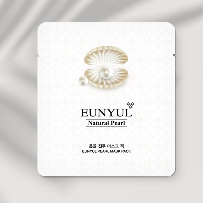 EUNYUL Natural Pearl Mask Pack 30ml x 10pcs Premium Facial Mask Sheet ...