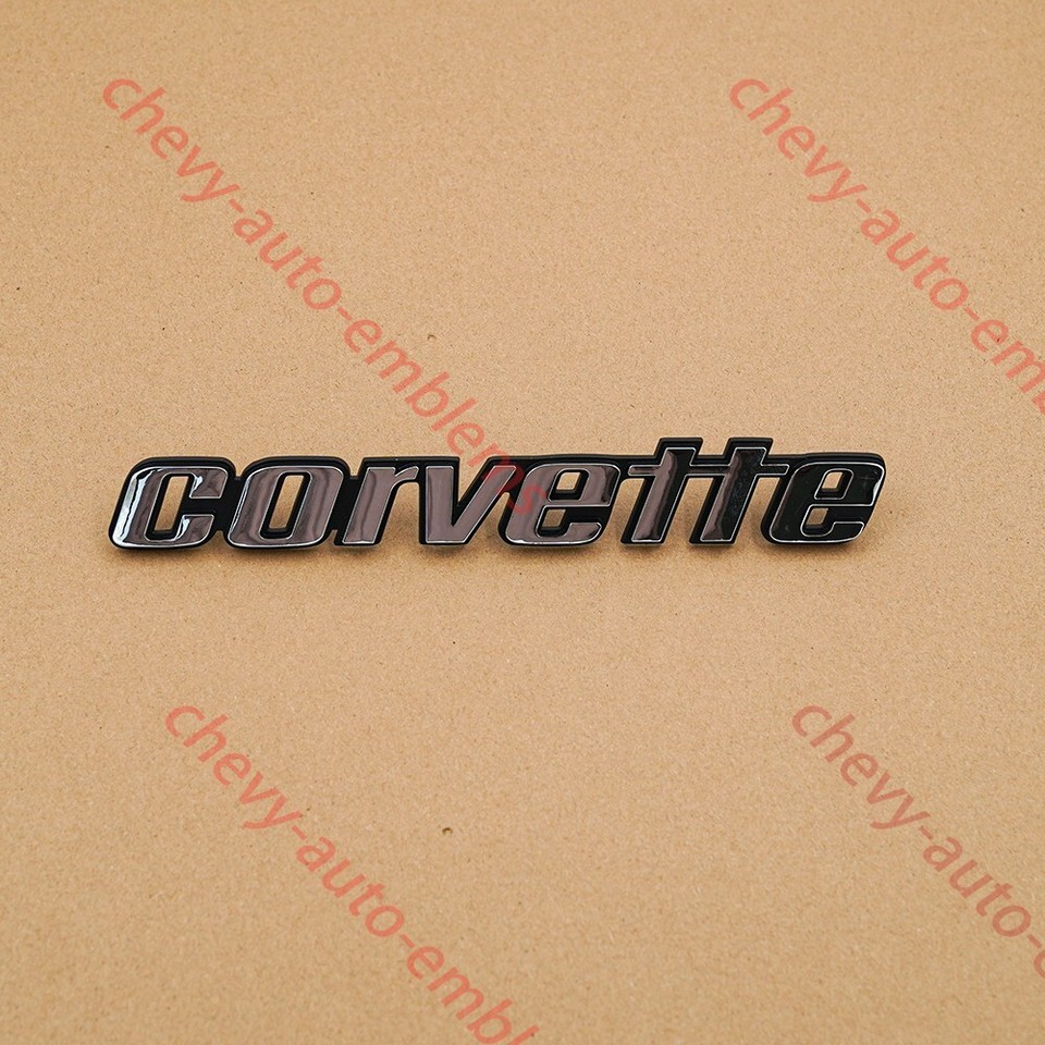 1Pc Chrome Rear Bumper Emblems For 1976 late -1979 Corvette C3 Badge | eBay
