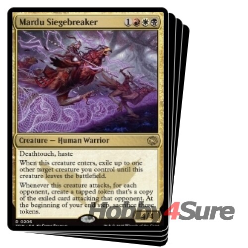 Mardu Siegebreaker X4 M/NM Magic: The Gathering MTG Tarkir: Dragonstorm ...