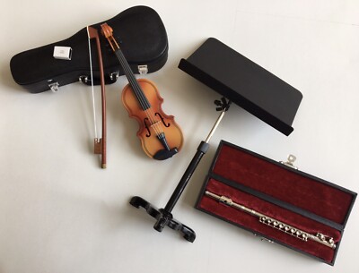 American Girl doll violin and flute with music stand New Other | eBay