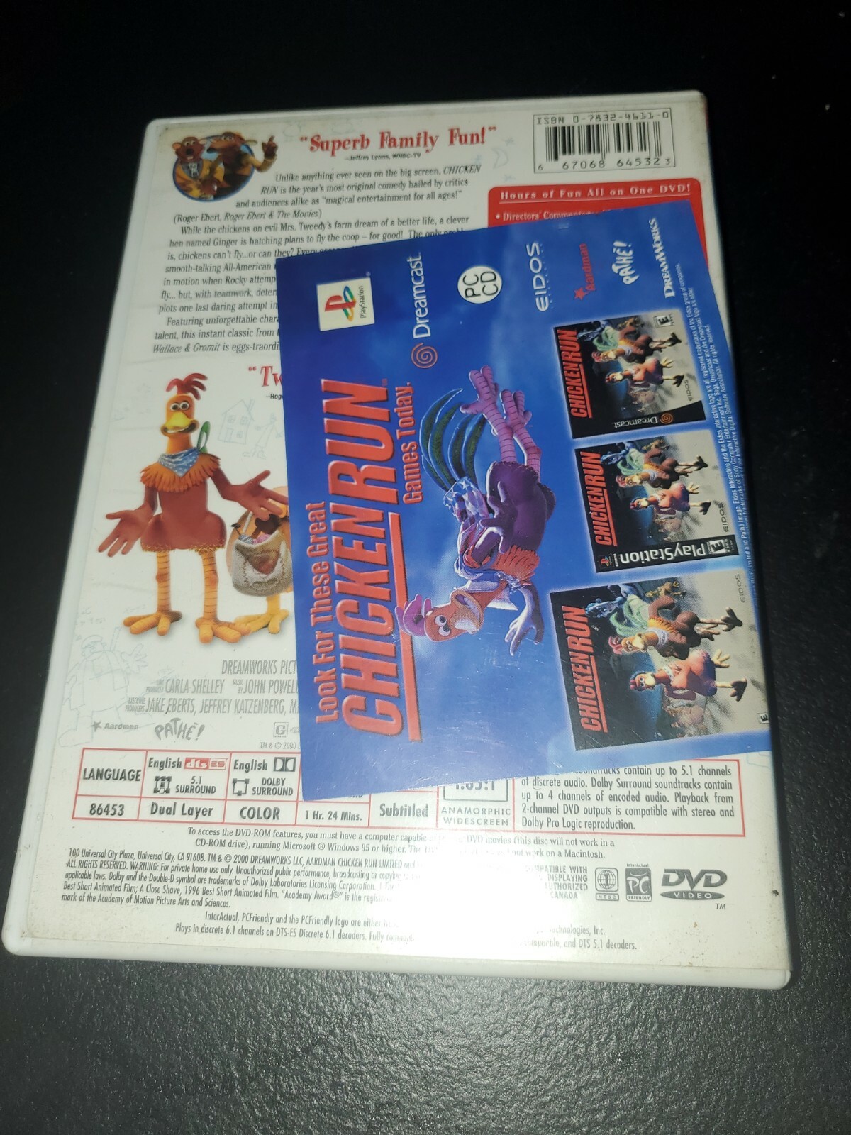 Chicken Run (DVD, 2000, Widescreen) 667068645323 | eBay