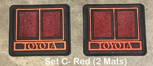 toyota Pickup 4runner celica vintage floor mats plasticolor truck ...