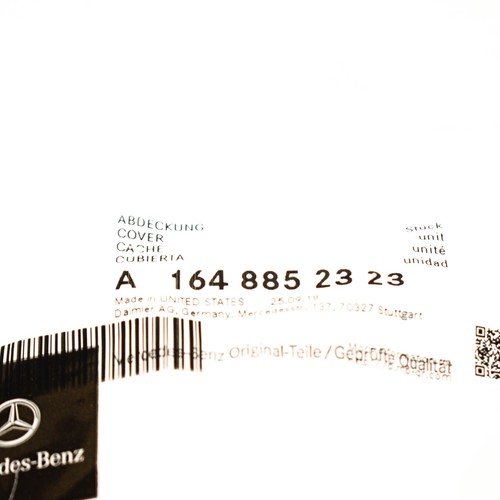 MB M W164 Rear Bumper Tow Hook Eye Cap Cover A1648852323 OEM | eBay