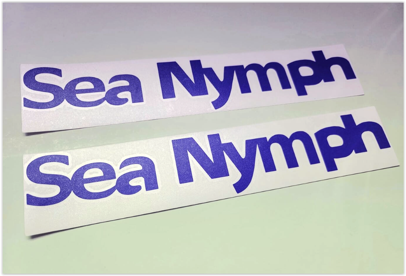Set of 2 Stickers Vinyl Decals fits Sea Nymph Boat Hull. Mail w ...