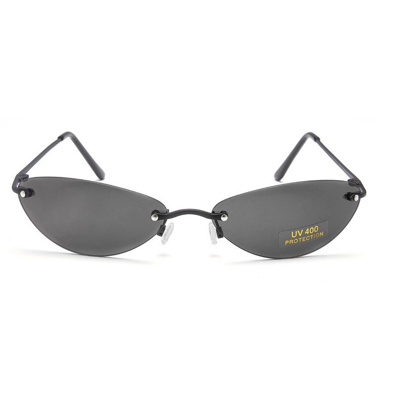 Matrix Neo Sunglasses V2 Men Polarized Eyewear Oval Rimless Morpheus ...
