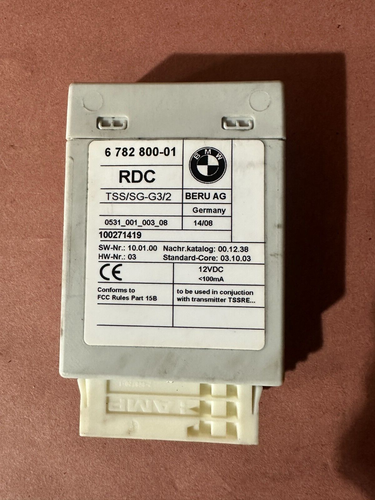 BMW E88 135I 125I E93 E84 E70 E71 Pneu Pression Contrôle Unité Rdc ...