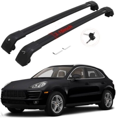 Lockable Cargo Racks for 2017-2024 2025 Porsche Macan Roof Rack Cross ...