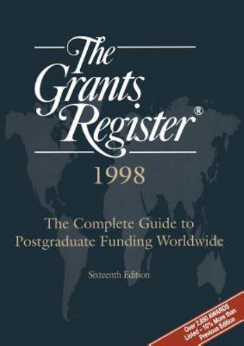 Grants Register(R) 1998 by Ruth Austin (1997, Trade Paperback) for sale ...