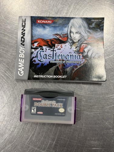 Castlevania: Double Pack (Nintendo Game Boy Advance GBA) Tested ...