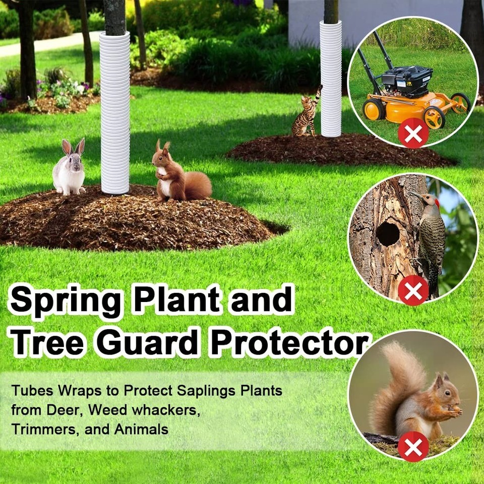 Corrugated Tree Guards Tree Trunk Protectors Tree Bark Protector Sleeve ...