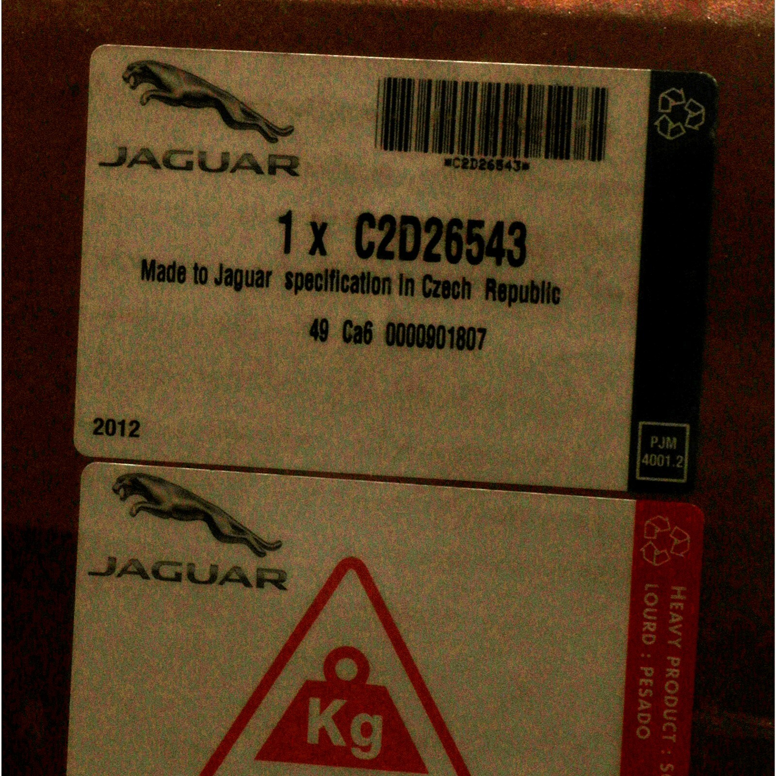 Jaguar XJ 2010 to 2018 AC Condensor C2D26543 Factory Part for sale ...